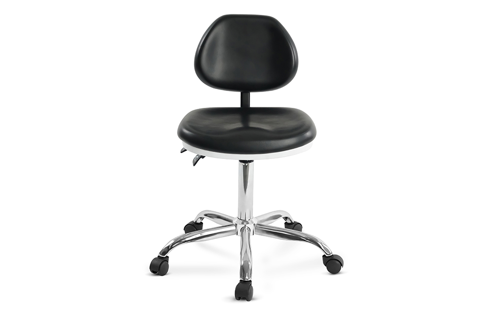 Medical Swivel Chair with Wheels MC-002F PU Leather Foam Cushion Easy ...